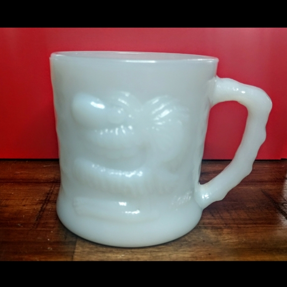 Unknown | Dining | Vintage Milk Glass Grog Mug | Poshmark